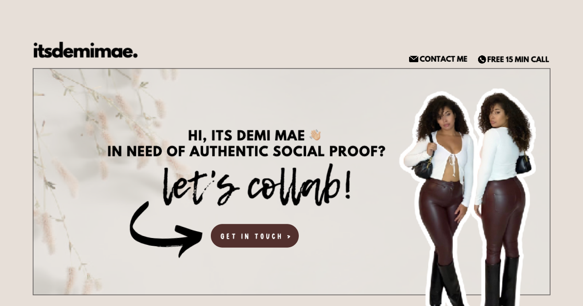 Demi Mae - UGC Portfolio